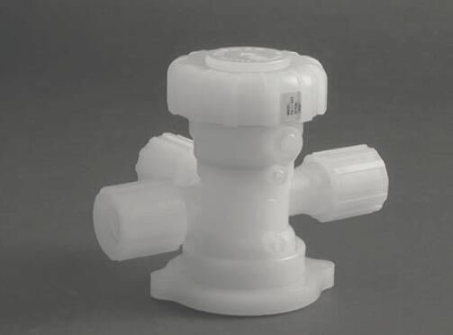 Parker派克 PFA 阀 | PFA Valves | UHP 超高纯 PFA气动隔膜(1/2 ") 3 通阀 – PV-11系列 UHP PFA Air-operated ...